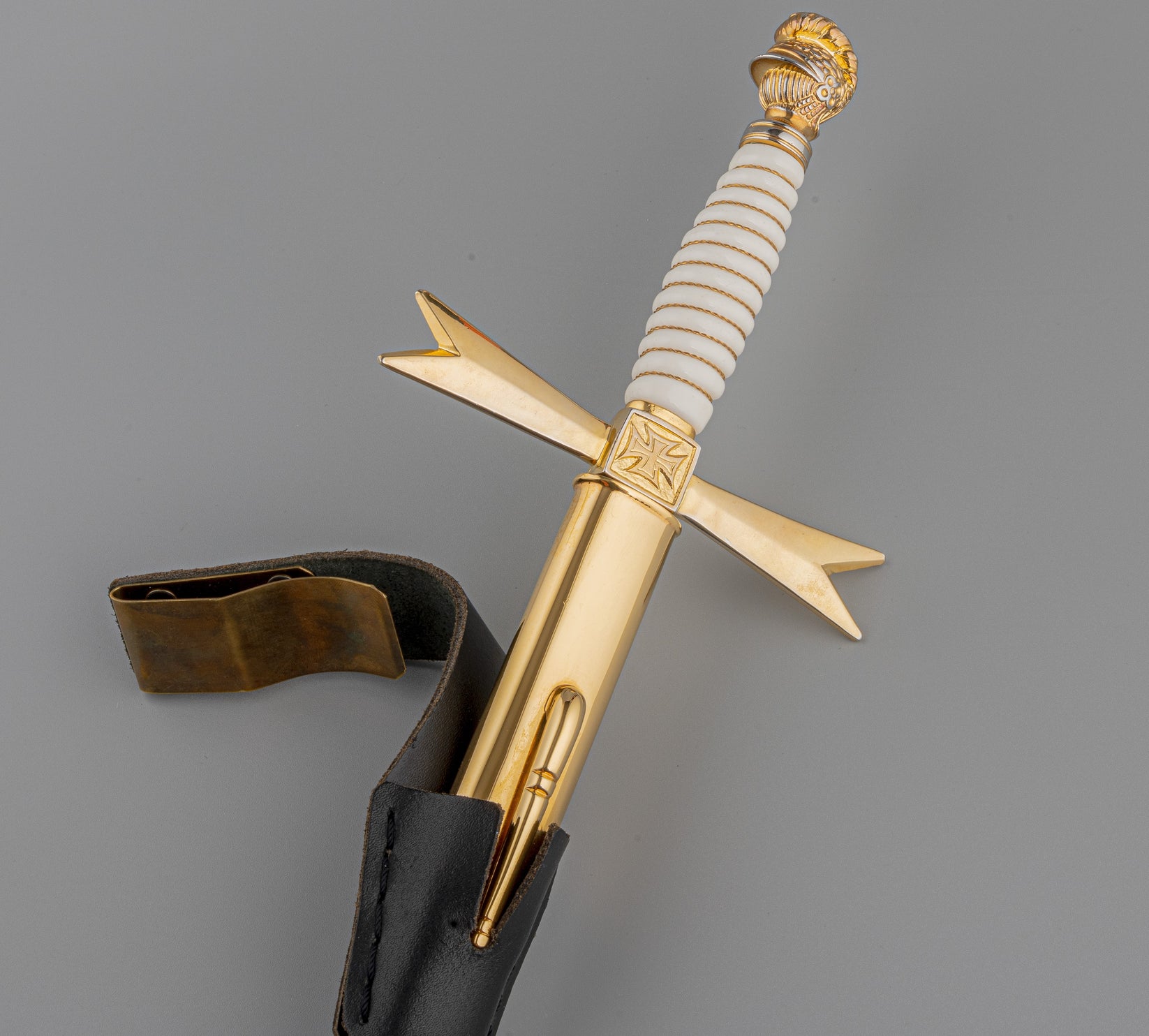 Smeygar fyrir sverð - leður – brodir